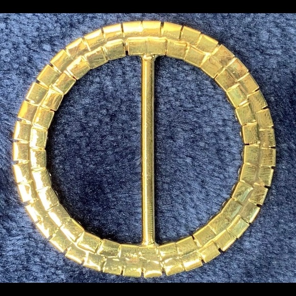 Accessories | One Rhinestone Invitation Gold Belt Buckle Slider | Poshmark